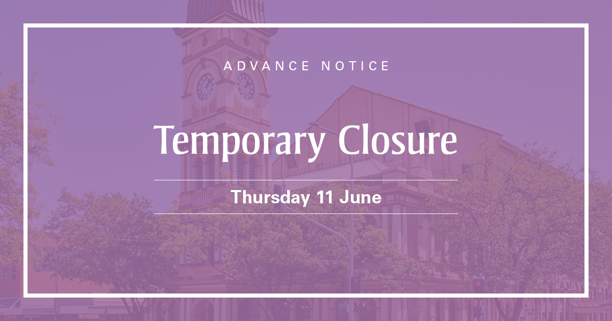 Temporary Closure: Thursday 11 June | Magill Road